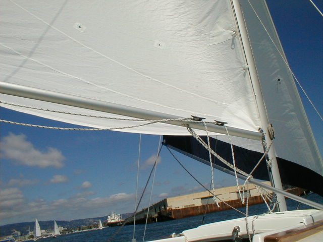 Rigging your boom with "Jiffy Reefing"